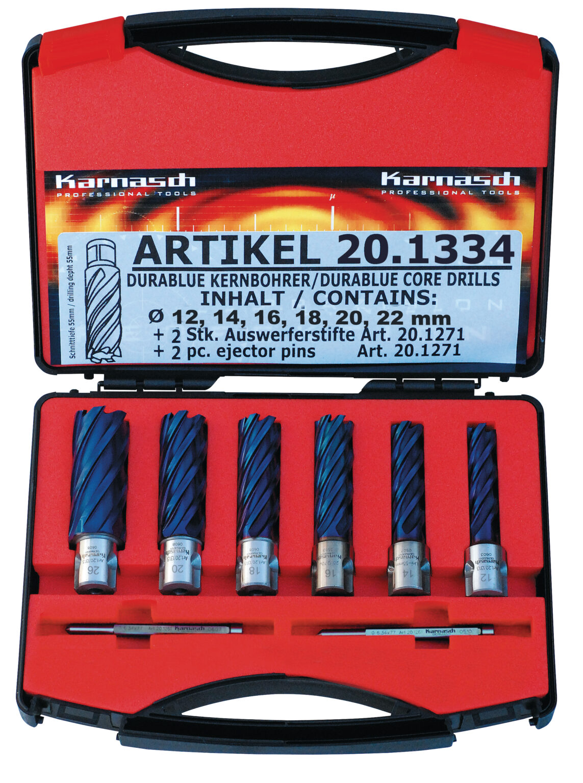 Zestaw do wiercenia rdzeniowego BLUE-LINE PRO 55 Weldon [38720.1334 ...